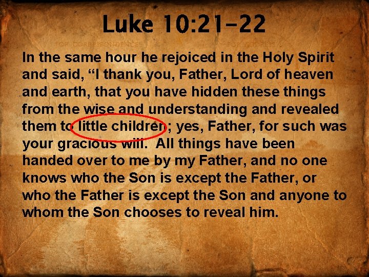 Duty to Delight Luke 10 17 24 Luke