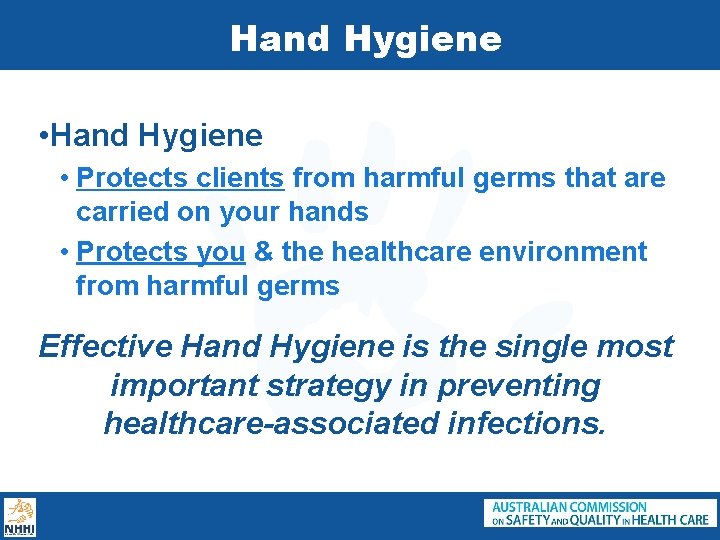 Hand Hygiene for Mental Health 5 Moments for