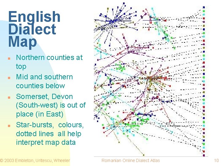 Romanian Online Dialect Atlas An exploration into the