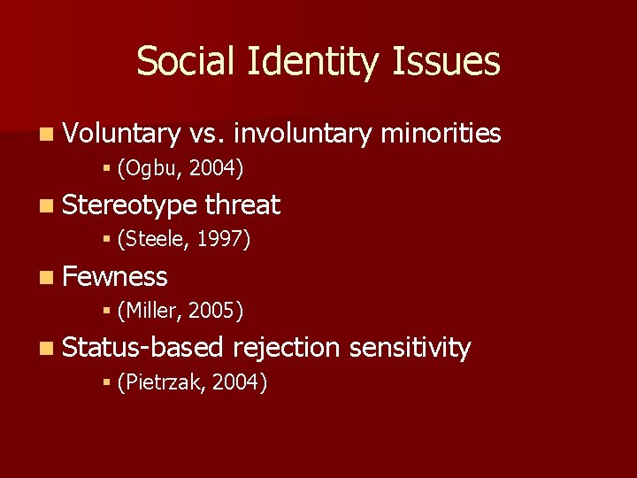 Patterns and Profiles of Poverty Joyce Van TasselBaska