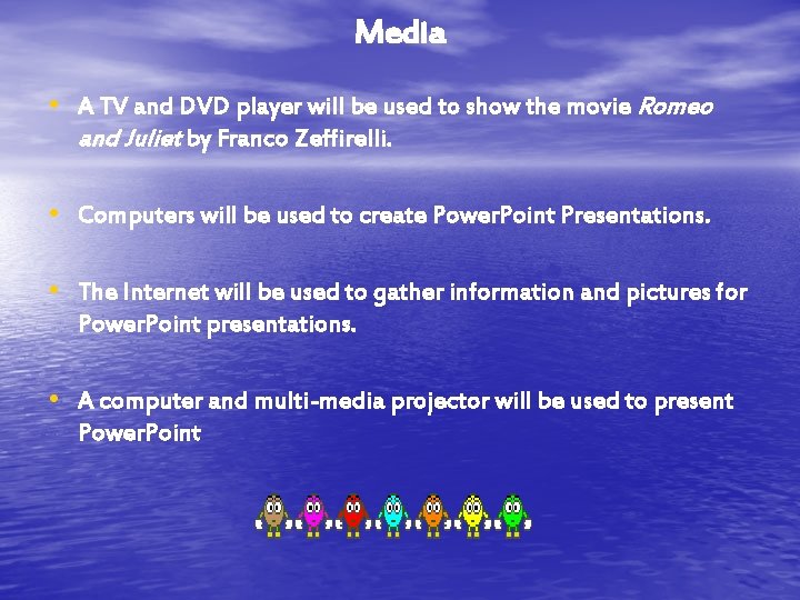 Multimedia Thematic Project Teaching Presentation Lesson 1 Romeo