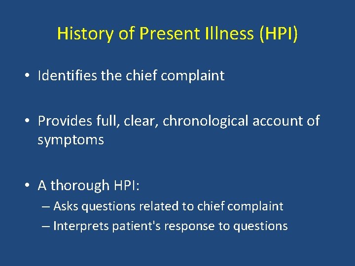 Principle of History Taken In Surgery Prof Abdulrahman
