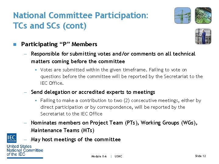 Module IIA IEC Organizational and Governance Structure Module