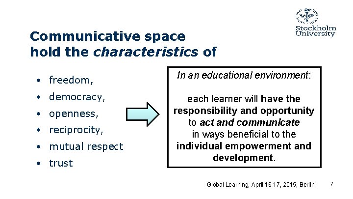 Communicative Spaces in MOOCs and Swedish Study Circles