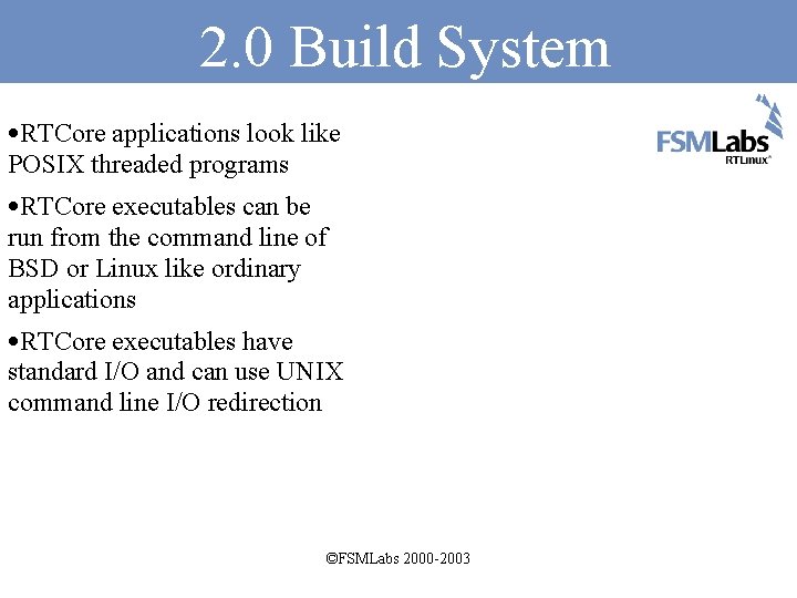 FSMLabs Technology and Business New markets release FSMLabs