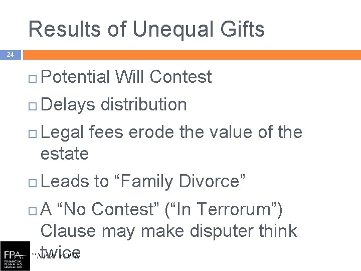 AVOIDING 10 COMMON MISTAKES IN DRAFTING A WILL