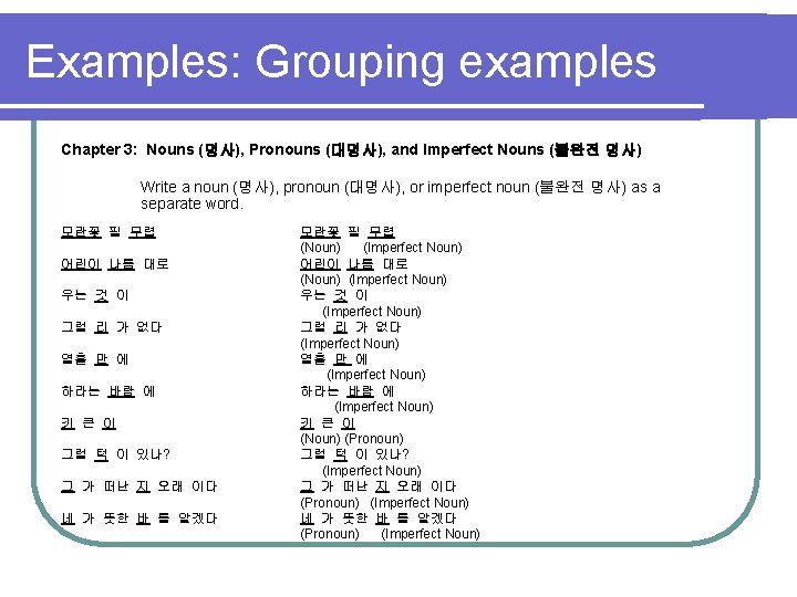 Korean Romanization Revision Project By Yunah Sung April