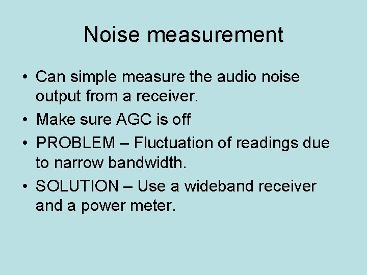 Noise Figure Measurement using Natural Noise Sources Receiver