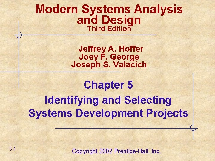 Modern Systems Analysis and Design Third Edition Jeffrey