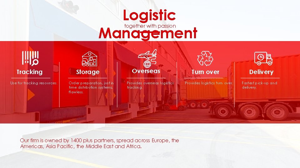 ST LOGISTIC COMPANY PRESENTATION About Us ST Logistics