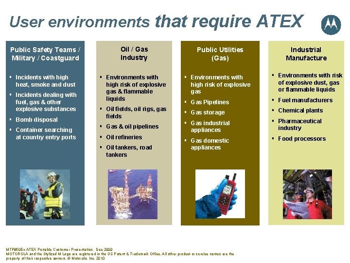 MTP 850 Ex ATEX Portable Customer Presentation Dec