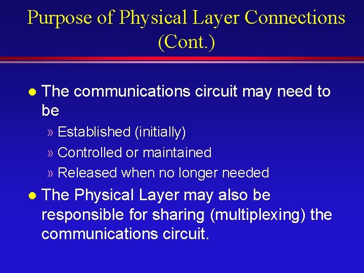 Physical Interconnection Requirements Habib Youssef Ph D youssefccse