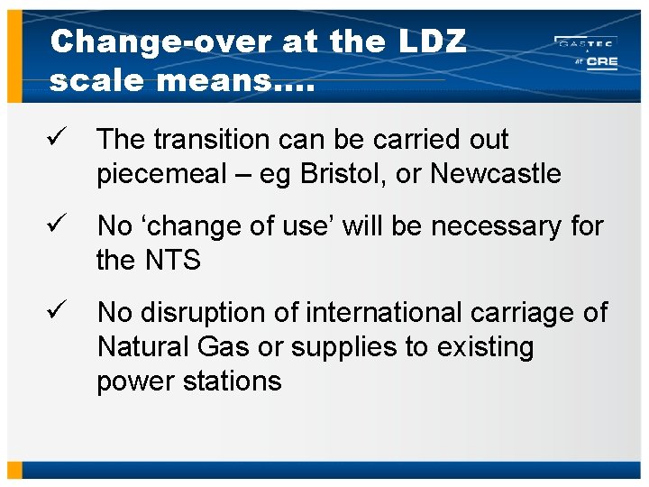 Hydrogen for grid2 gas load balancing in future