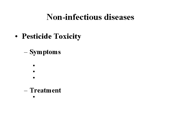 Noninfectious diseases Environmental gill disease Stressmediated ...