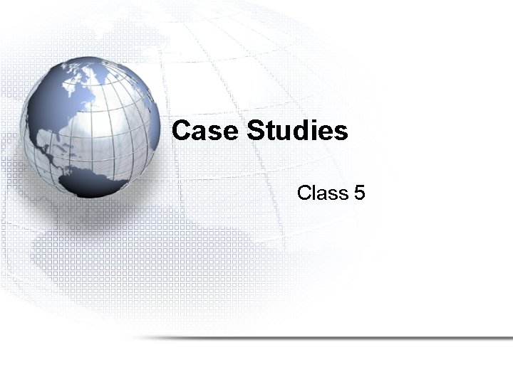 Case Studies Class 5 Computational Chemistry Structure of