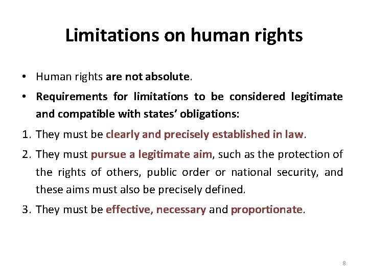 INTERAMERICAN HUMAN RIGHTS SYSTEM INSTRUMENTS AND THEIR APPLICATION