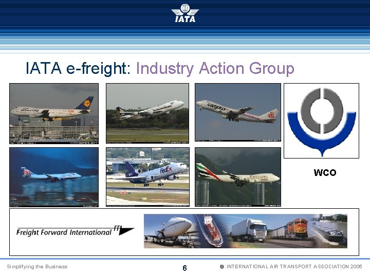 International Air Transport Association Simplifying the Business IATA