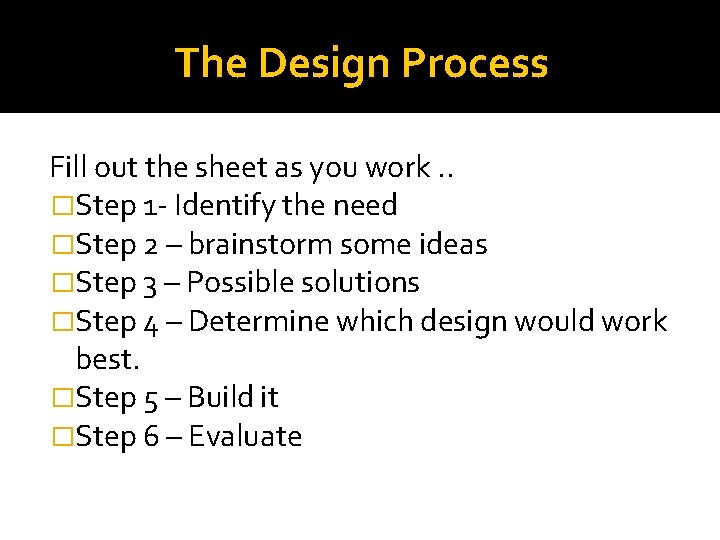 Design and Technology What is it Aim Design