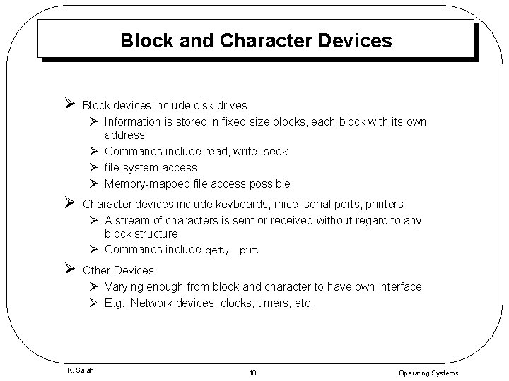 Module 5 0 IO and Disks IO hardware