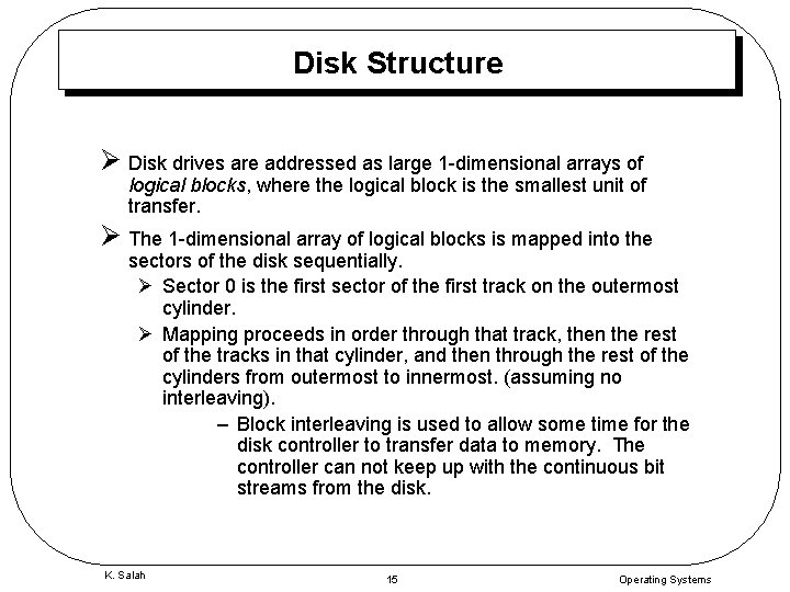 Module 5 0 IO and Disks IO hardware