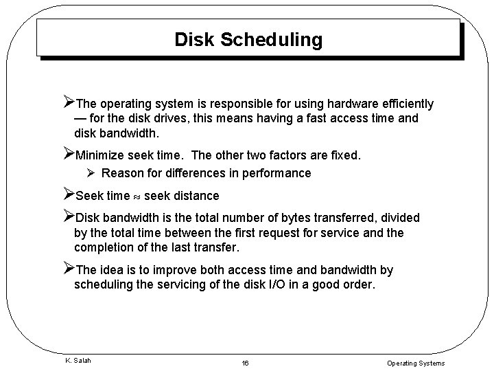 Module 5 0 IO and Disks IO hardware