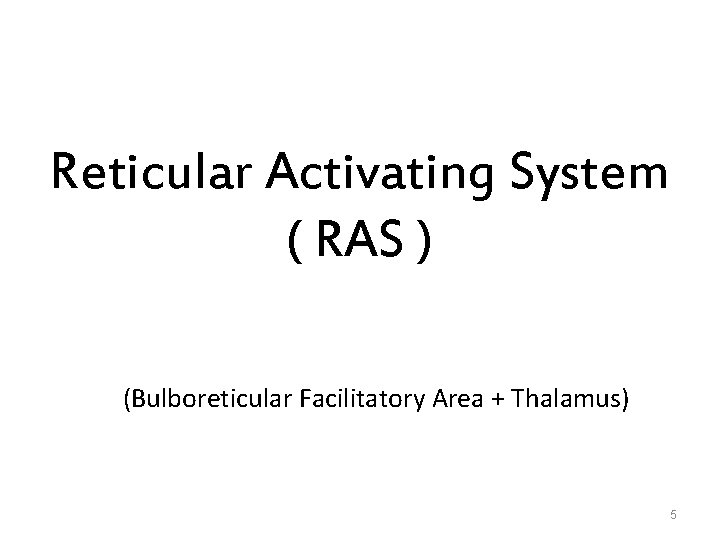 Physiology of Consciousness Dr Taha Sadig Ahmed Physiology