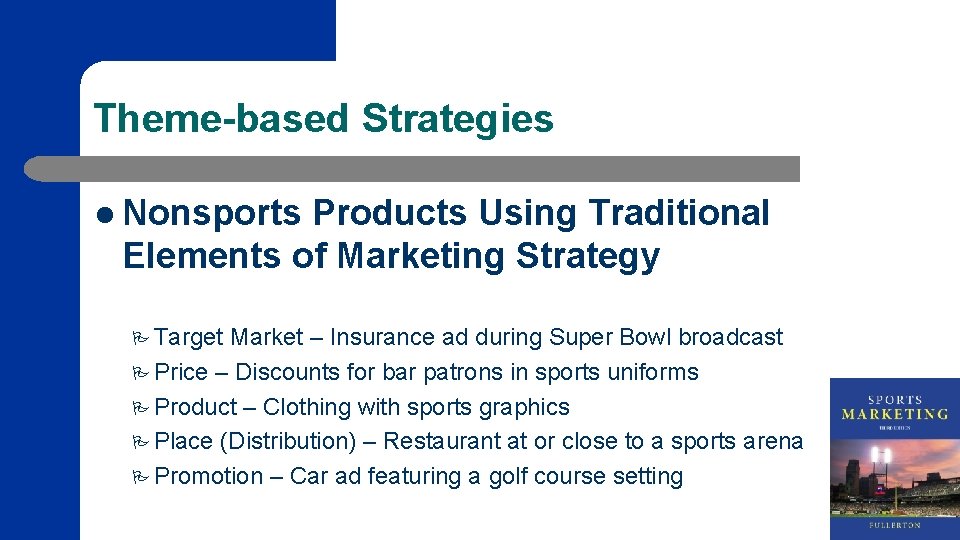 Marketing through Sports Using ThemeBased Strategies Chapter 3