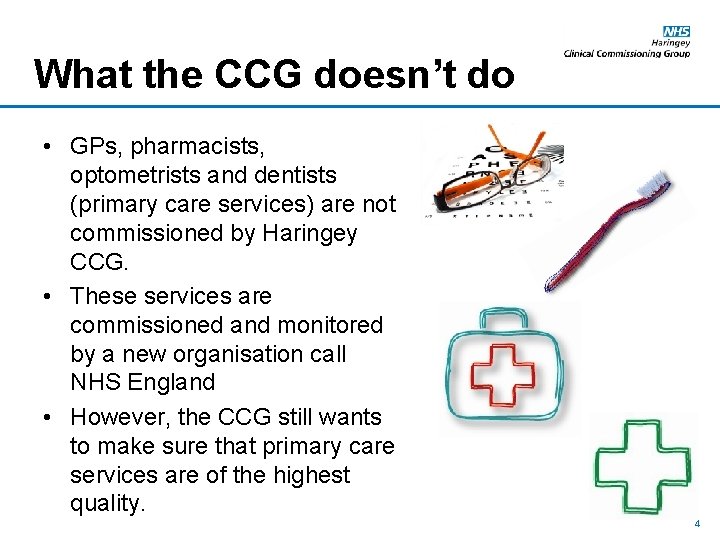 Haringey Clinical Commissioning Group CCG Dr Peter Christian