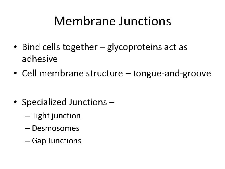 Cell Form and Function Dr Anderson GCIT Cell
