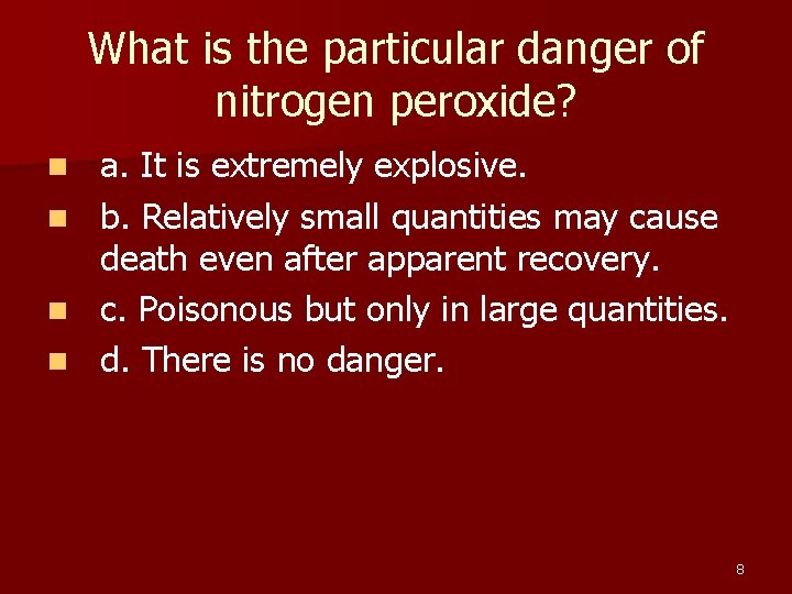 What is nitrogen peroxide NO 2 n n