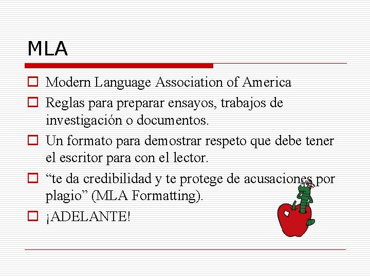 Gua general para el formato MLA 7 ma
