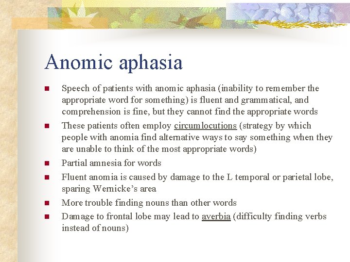 Chapter 15 Human Communication Speech production and comprehension