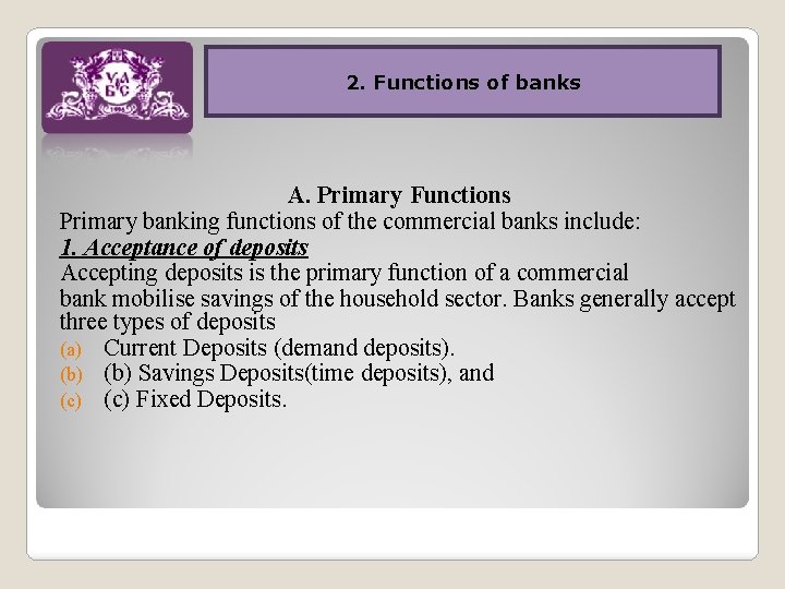 Ukrainian Academy of Banking Department Course Banking Lecture