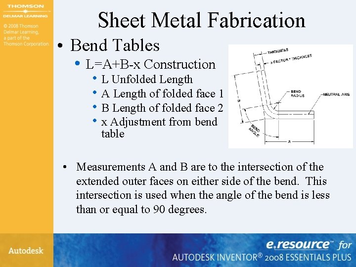 Chapter 10 Sheet Metal Design Chapter 10 Objectives