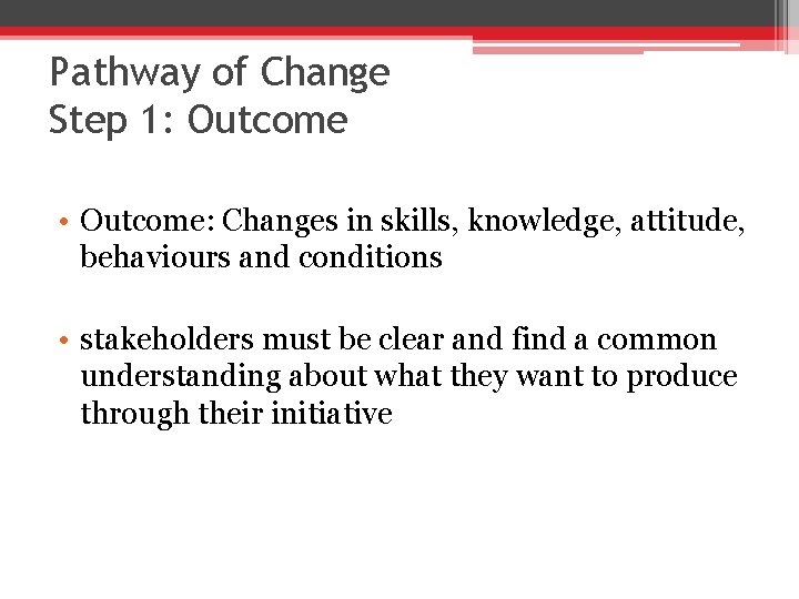 Theory of Change Models OutcomesBased Program Design Models