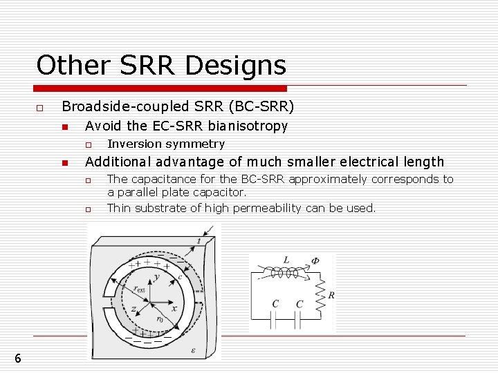 Synthesis of Bulk Metamaterials Advisor Prof RueyBeei Wu