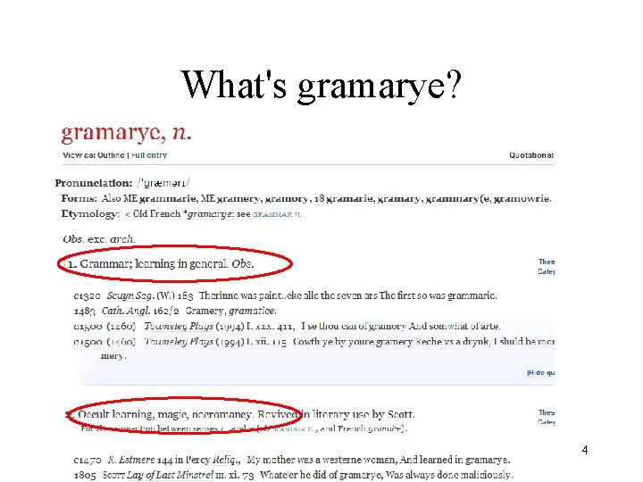 The glamour of grammar Richard Hudson KCS October