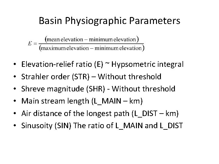 Stream Flow Characteristics in Western Anatolia with Basin