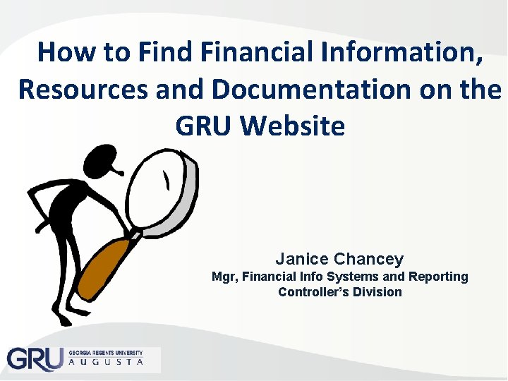 How to Find Financial Information Resources and Documentation