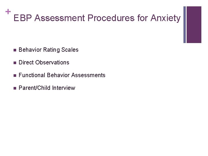 High Incidence Condition Presentation Anxiety Disorders Presented by