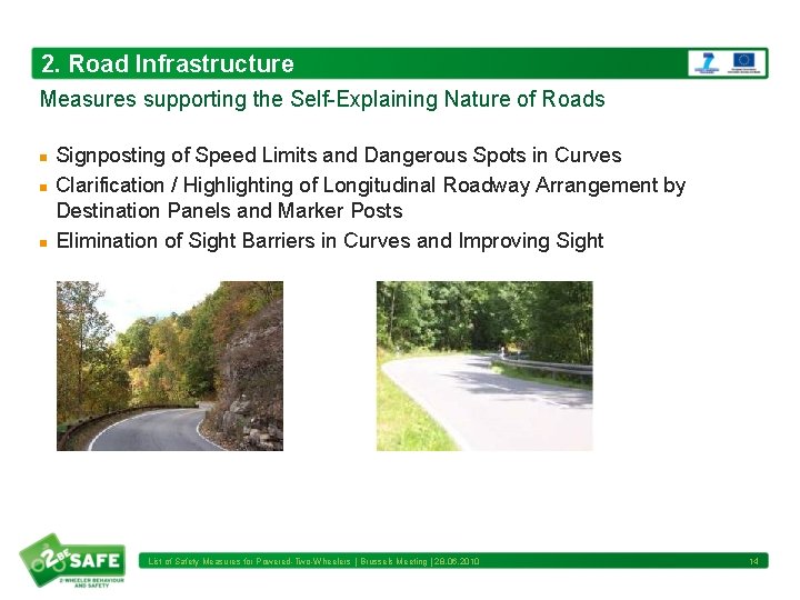 BRUSSELS MEETING WP 6 1 List of Safety