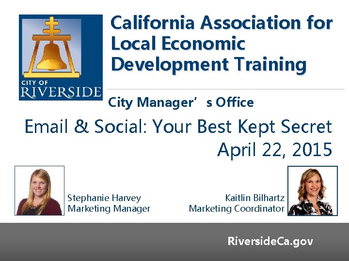 California Association for Local Economic Development Training City