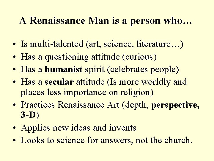 Was Leonardo Da Vinci a True Renaissance Man
