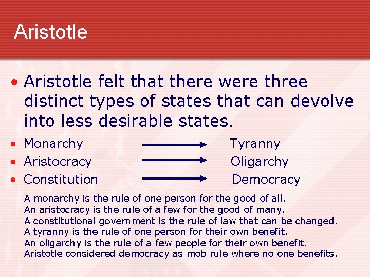 Political Theory Political Theory Plato Aristotle St Augustin