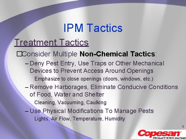 Integrated Pest Management IPM Pest Control Industrys View