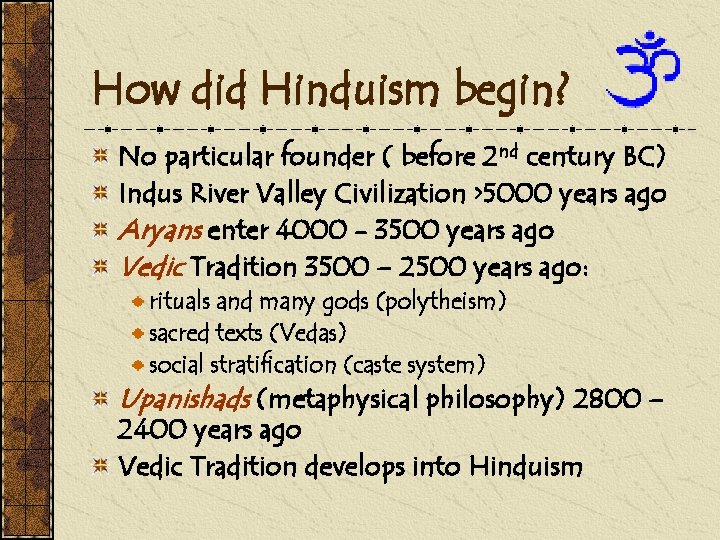What is Hinduism One of the oldest religions