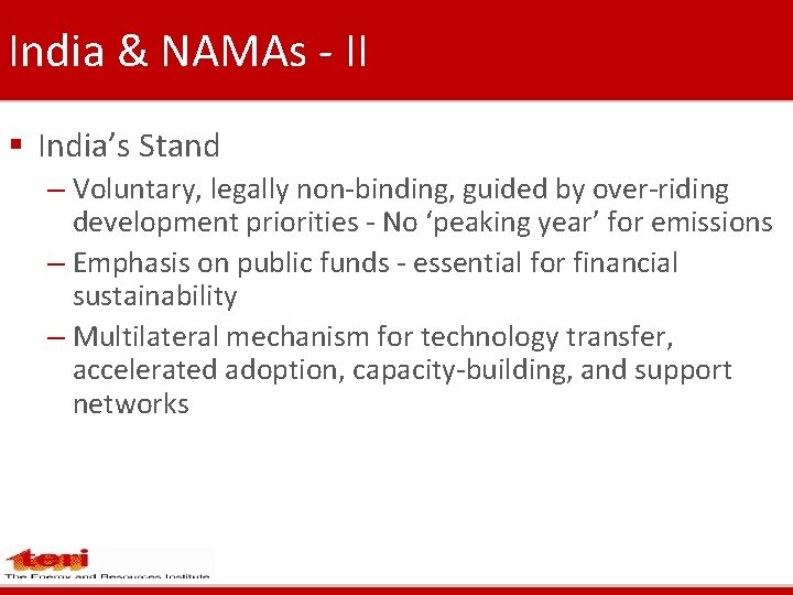 Climate Policy Scenario in India Neha Pahuja neha