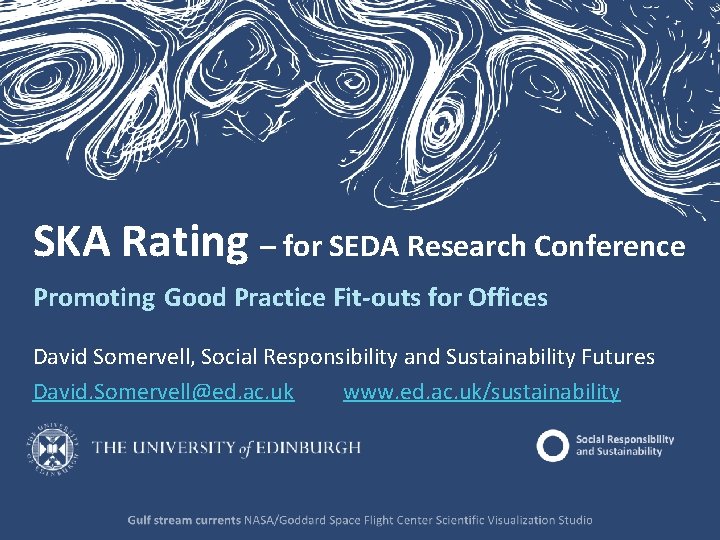 SKA Rating for SEDA Research Conference Promoting Good