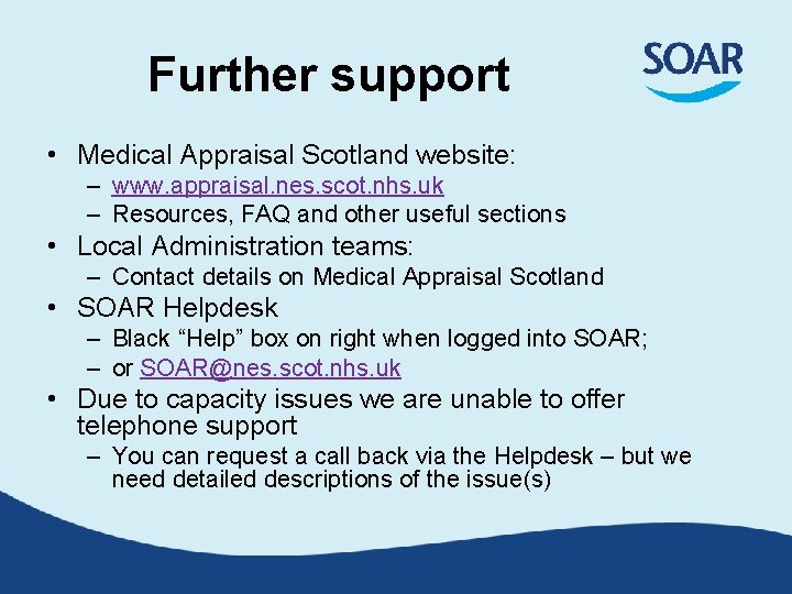 How to complete appraisal forms on SOAR for