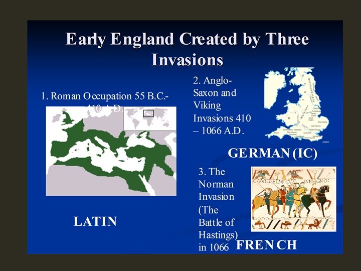 ANGLOSAXON AND MEDIEVAL PERIODS The Brief History of